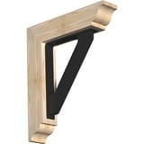 3 1/2"W x 20"D x 23"H Traditional Traditional Ironcrest Smooth Bracket ...