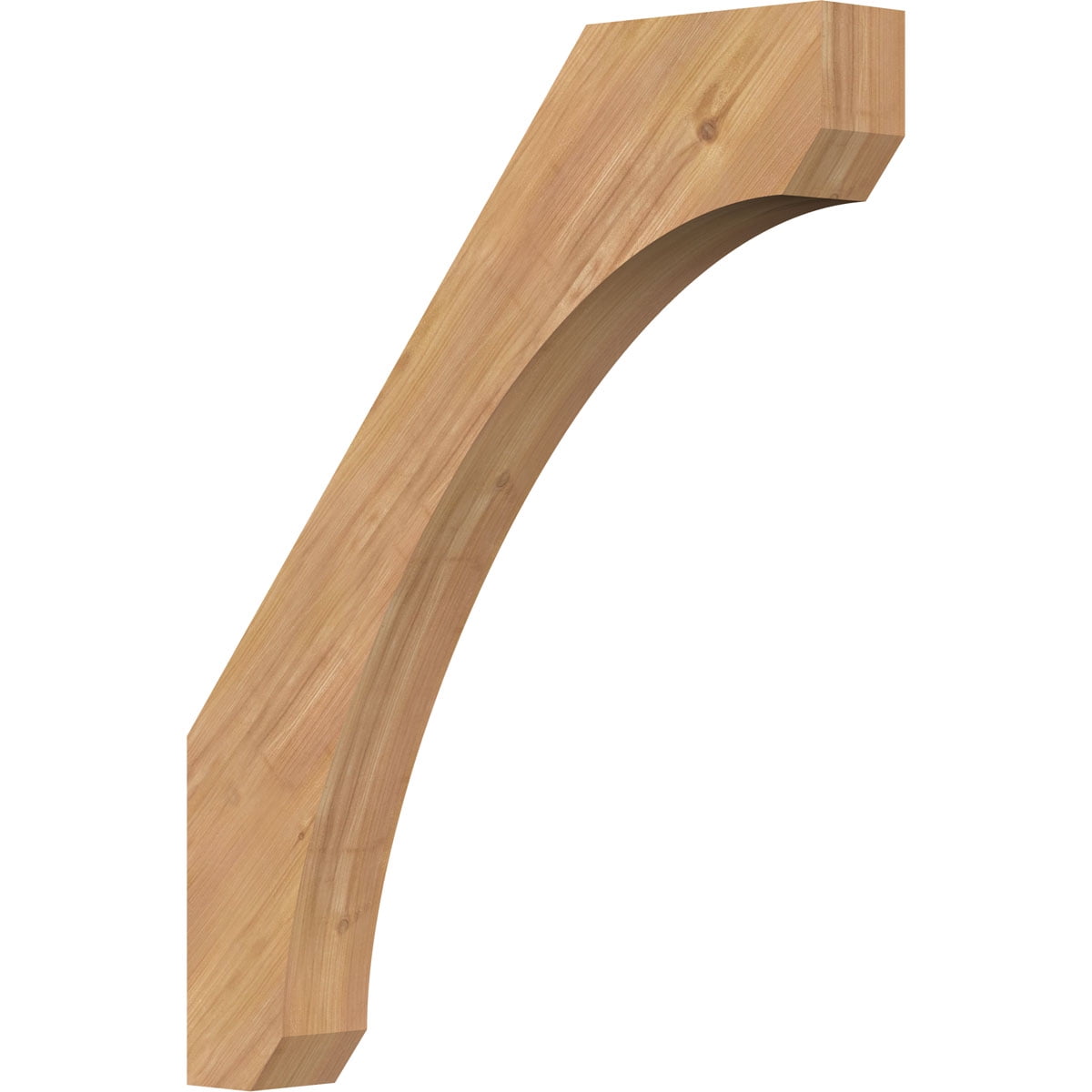 3 1/2"W x 24"D x 30"H Legacy Smooth Knee Brace, Western Red Cedar ...