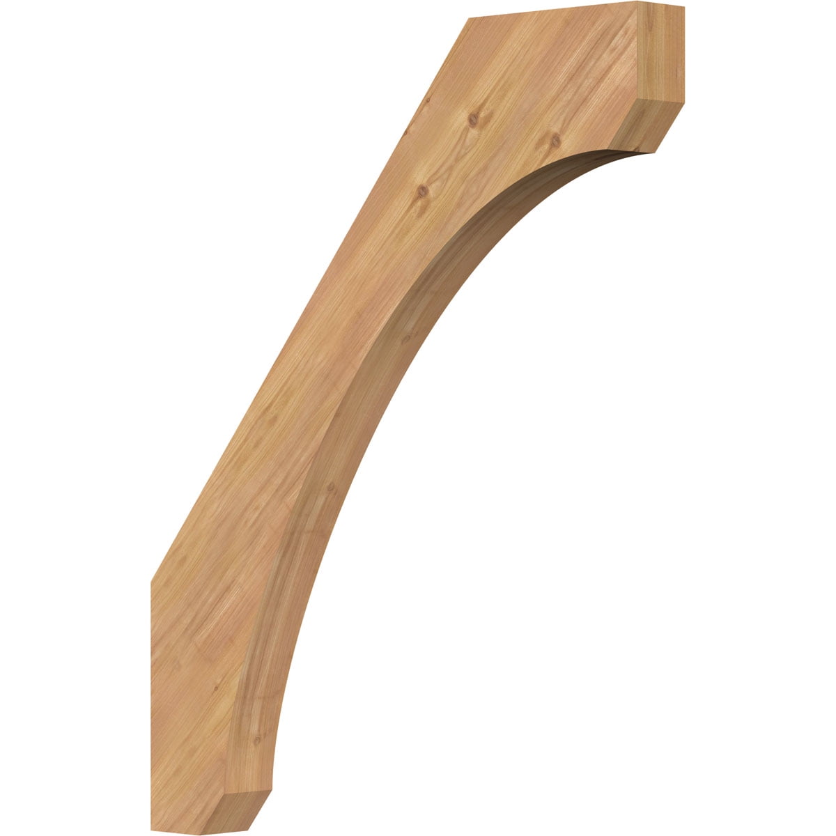 3 1/2"W x 32"D x 40"H Legacy Smooth Knee Brace, Western Red Cedar ...