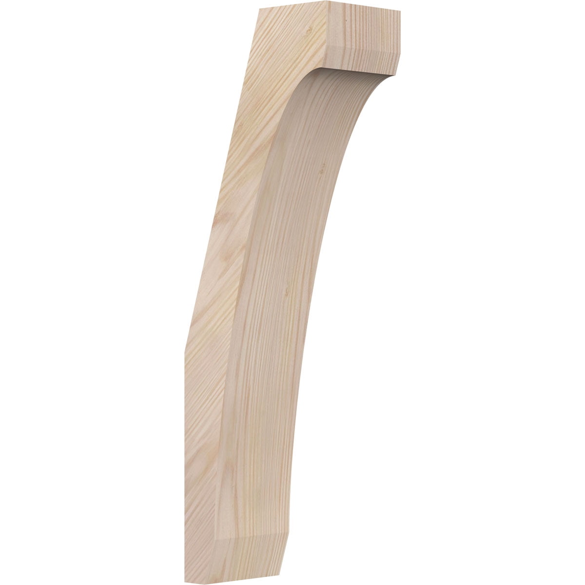 3 1/2"W x 6"D x 18"H Legacy Smooth Knee Brace, Douglas Fir - Walmart.com