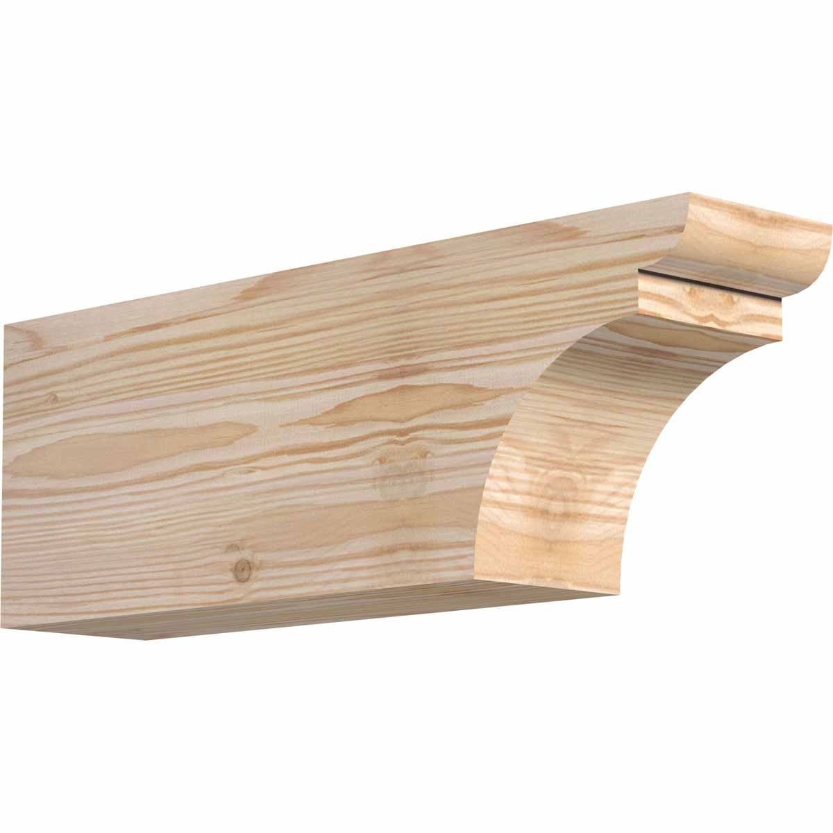 3 1/2"W x 6"H x 16"L Yorktown Smooth Rafter Tail, Douglas Fir - Walmart.com
