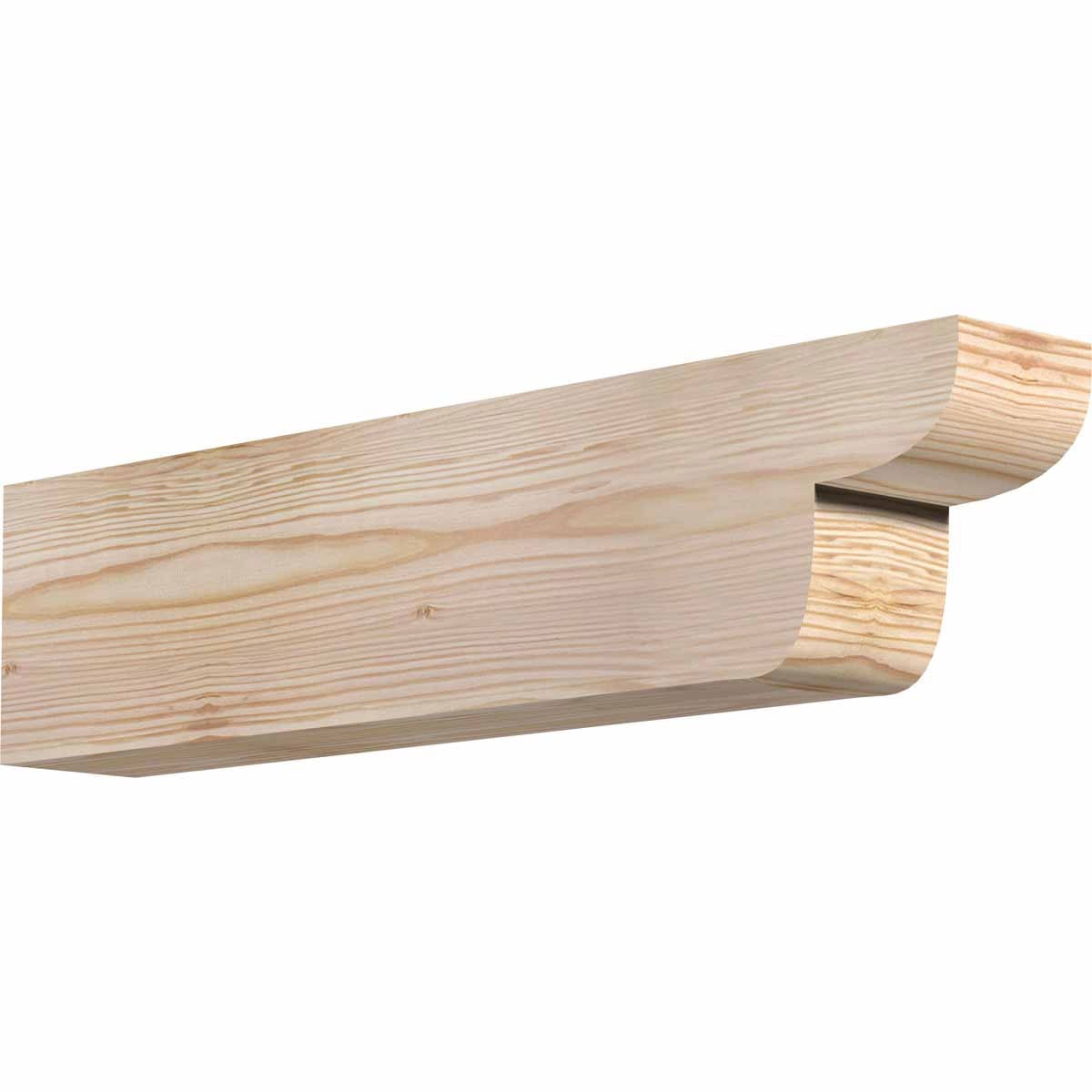 3 1/2"W x 6"H x 24"L Crestline Smooth Rafter Tail, Douglas Fir ...