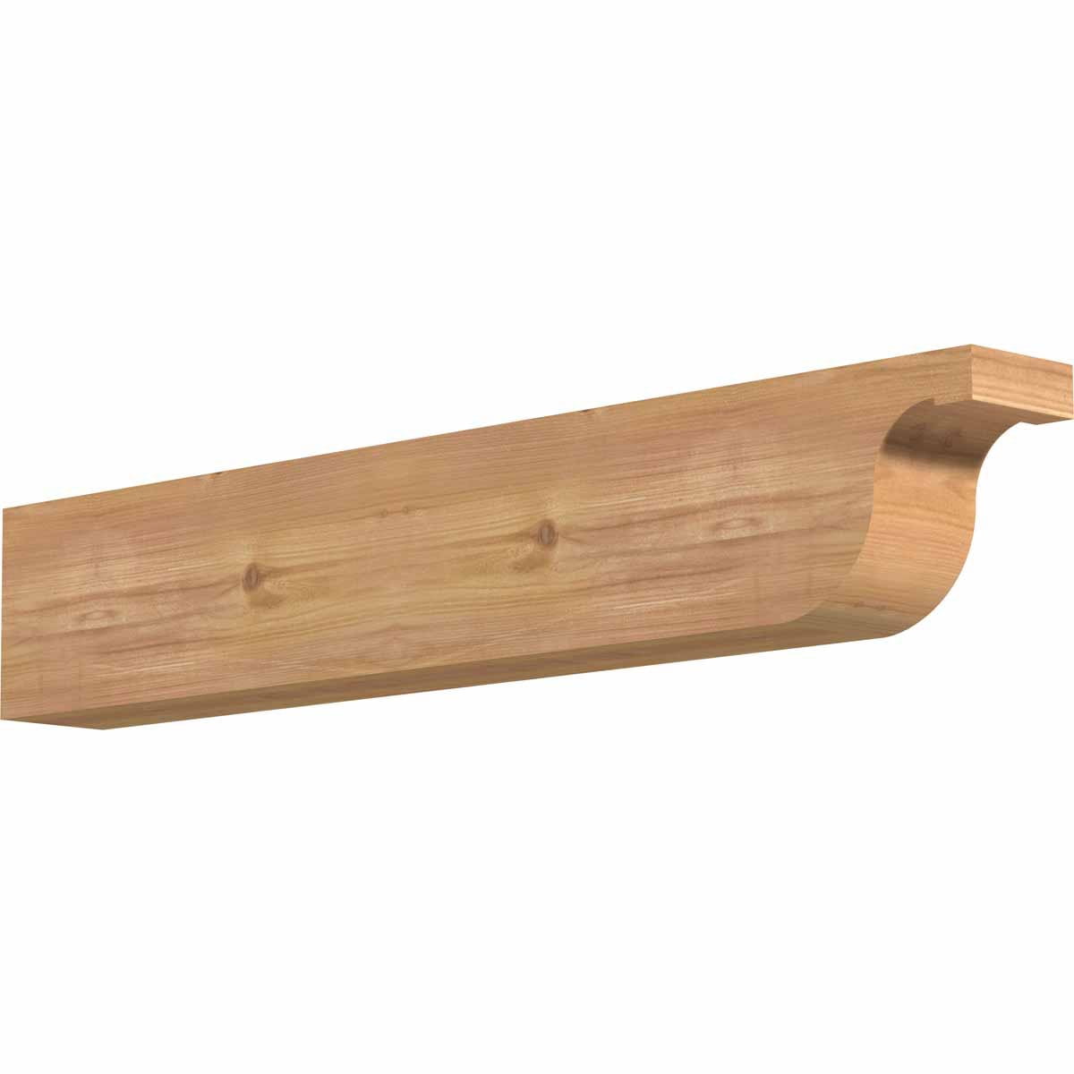 3 1/2"W x 6"H x 32"L Del Monte Smooth Rafter Tail, Western Red Cedar ...