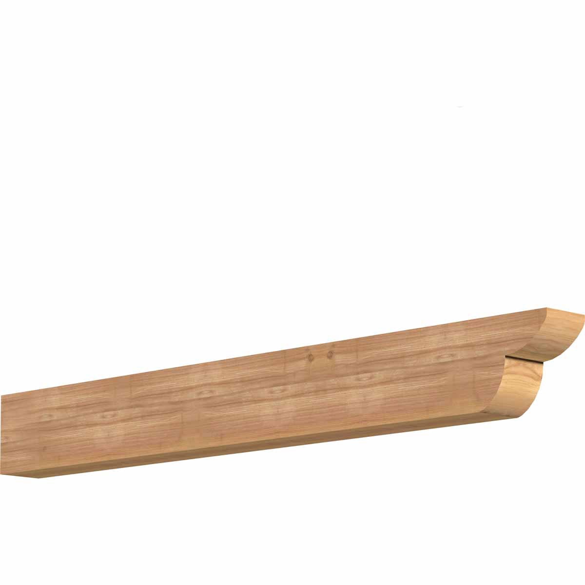 3 1/2"W x 6"H x 48"L Crestline Smooth Rafter Tail, Western Red Cedar ...