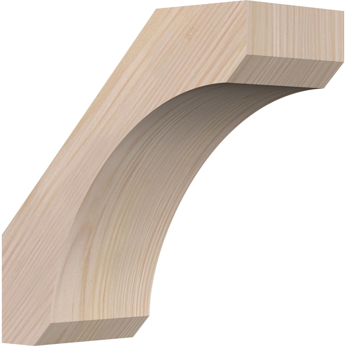 3 1/2"W x 8"D x 8"H Legacy Smooth Knee Brace, Douglas Fir - Walmart.com