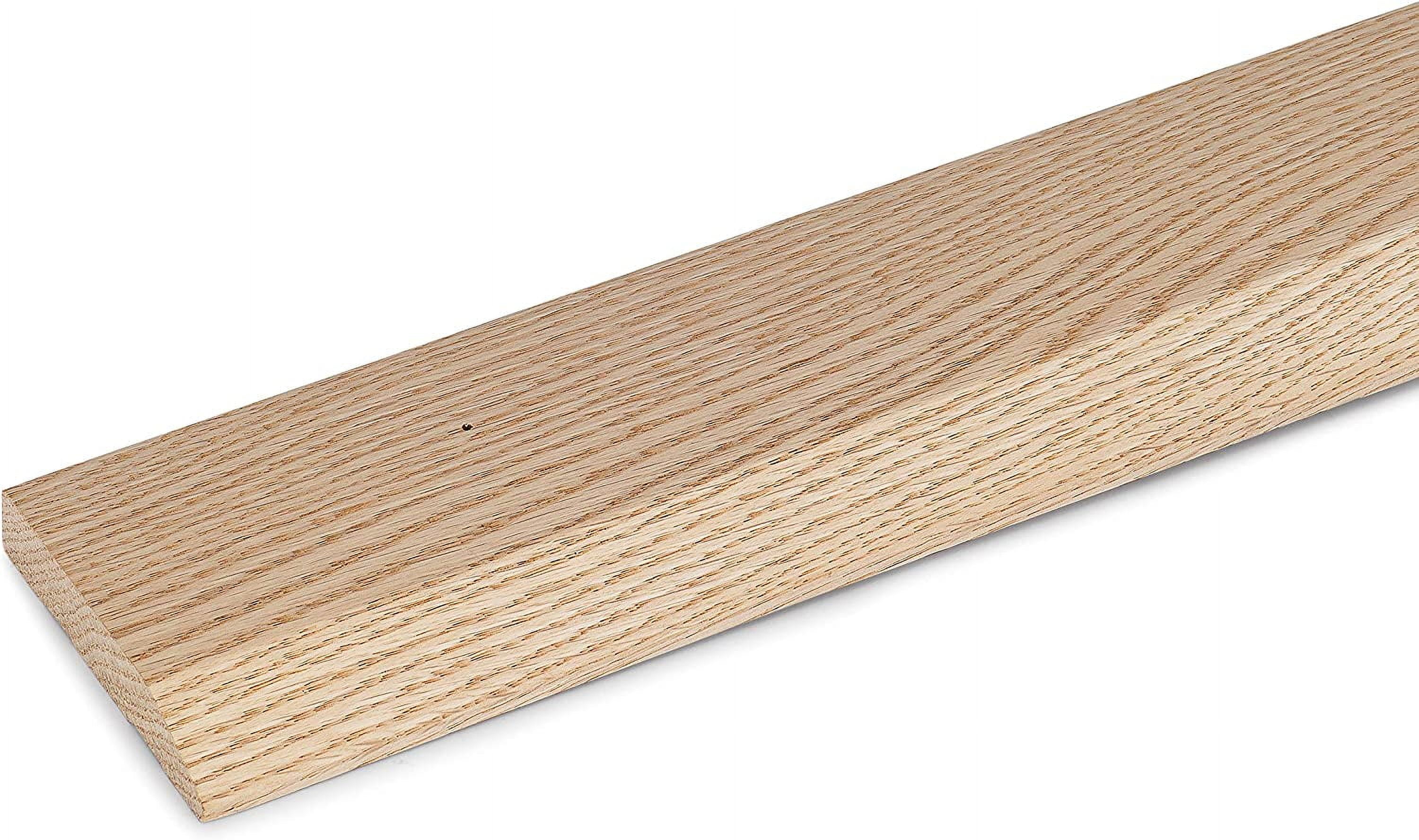 3 1/2" Wide X 5/8" HIGH Unfinished Oak Half Threshold (Butt up ...