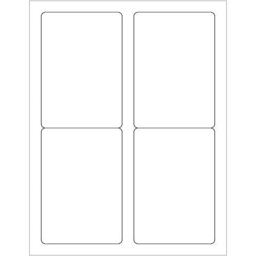 3 1 2 X 5 White Shipping Address Labels For Laser Jet Printers 3 1 2 X 5 White Shipping Address Labels For Laser Jet Printers