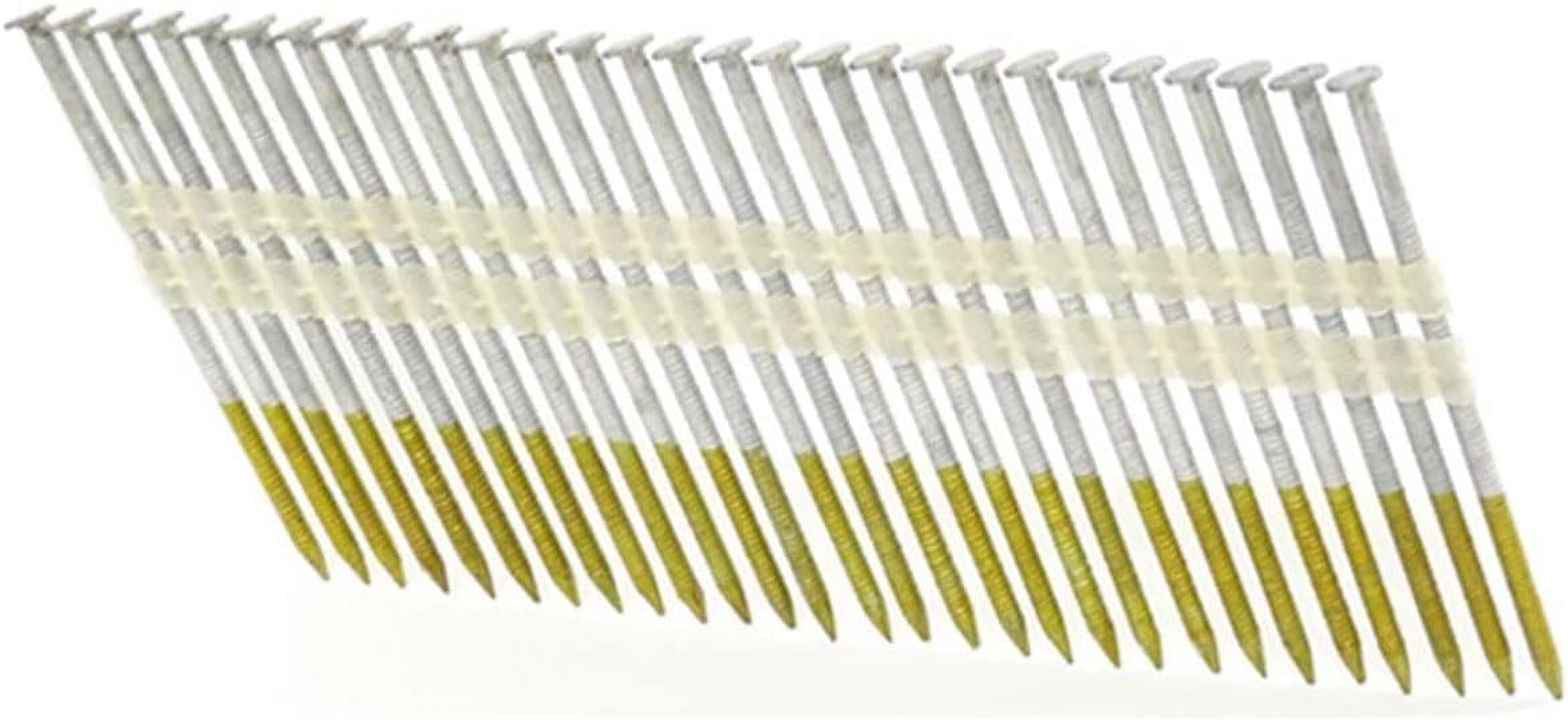 3 1/2" x .131 Ring A153-D HDG Strip Nails 21-DEG Plastic 1,000ct ...