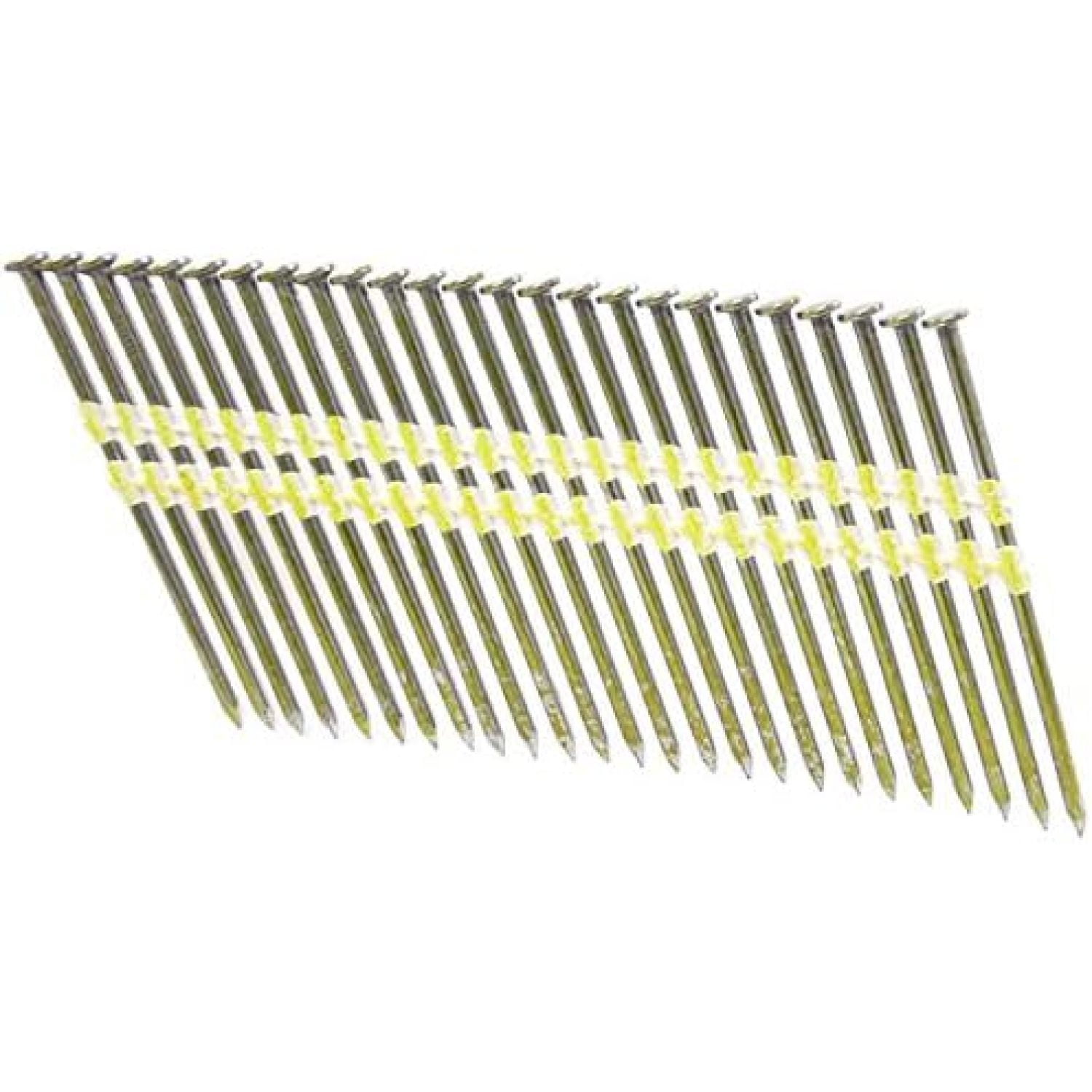 3 1/2" x .131 Smooth Brite Strip Nails 21 Degree 2M JobPak - Walmart.com