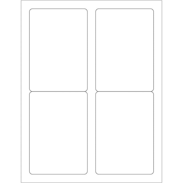 Tape Logic Laser Label,Rectangle,3 1/2x5",PK4000 LL119MC - Walmart.com