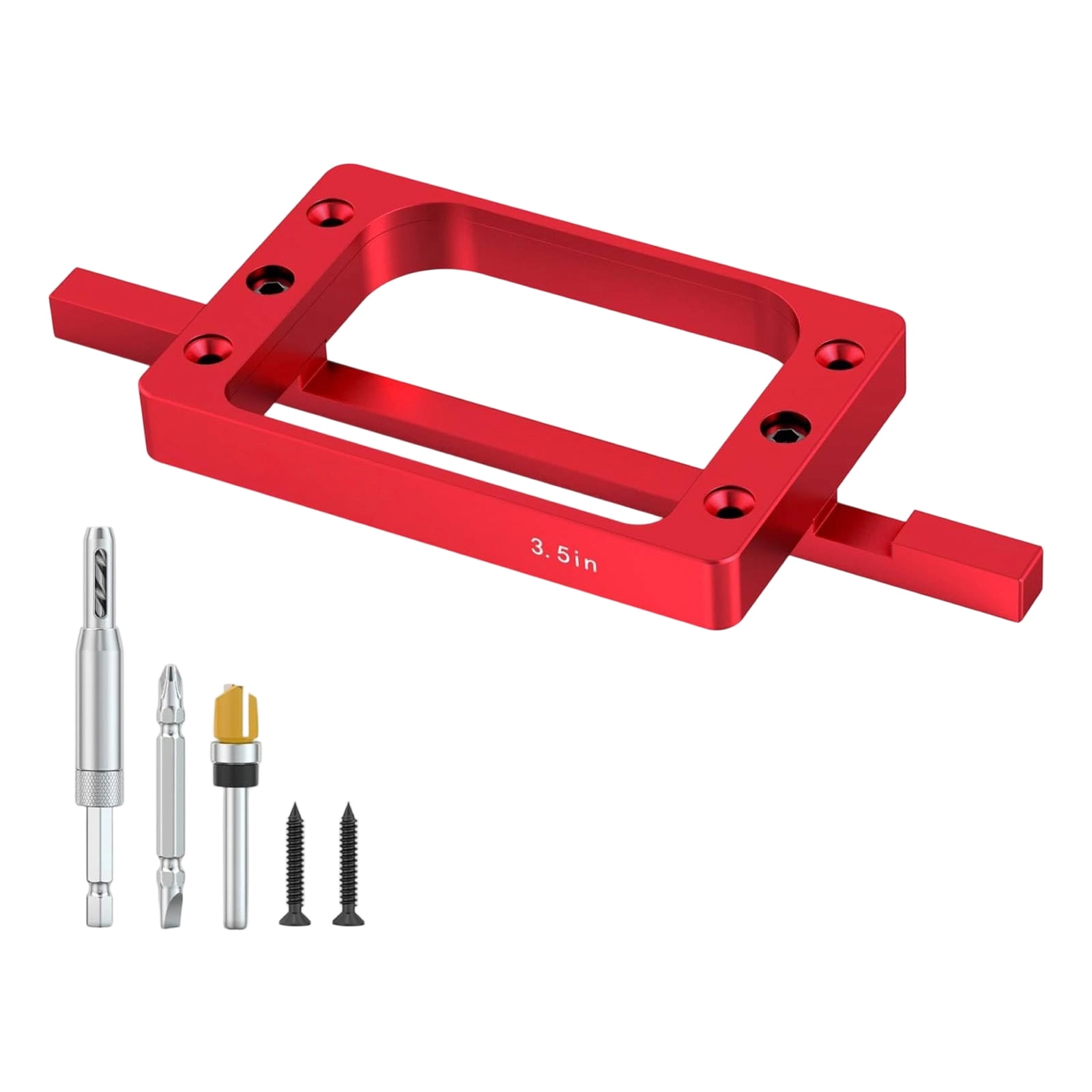 3-1/2Inch Fixed Size Door Hinge For Router Aluminum Mortise Template ...