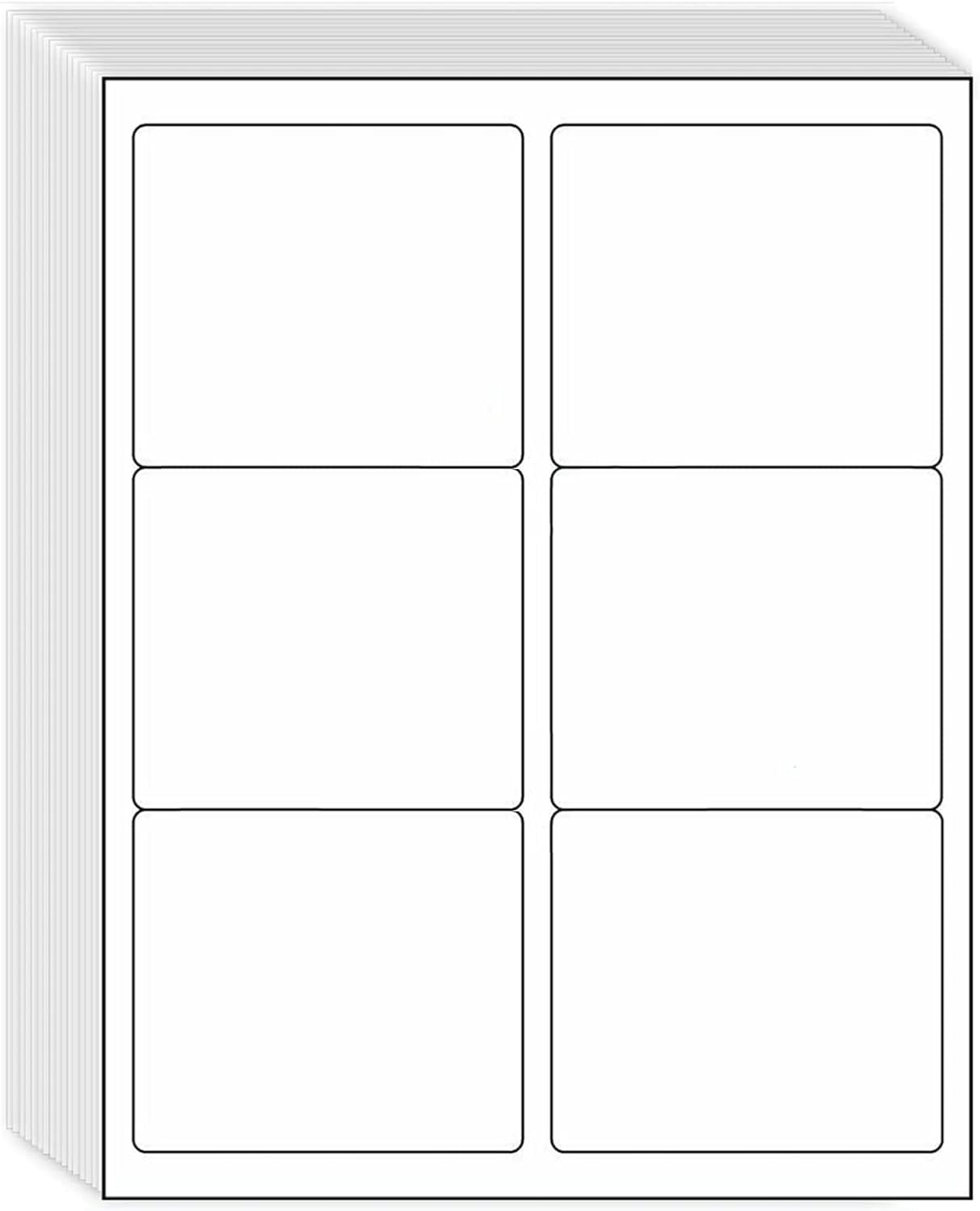 3-1/3" x 4" Shipping Address Labels 3000 Label Stickers Paper for Laser ...