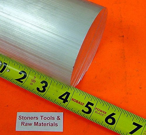 3-1/4" 6061 Aluminum Round Rod 4" Long Solid T6511 3.25" OD New Lathe ...