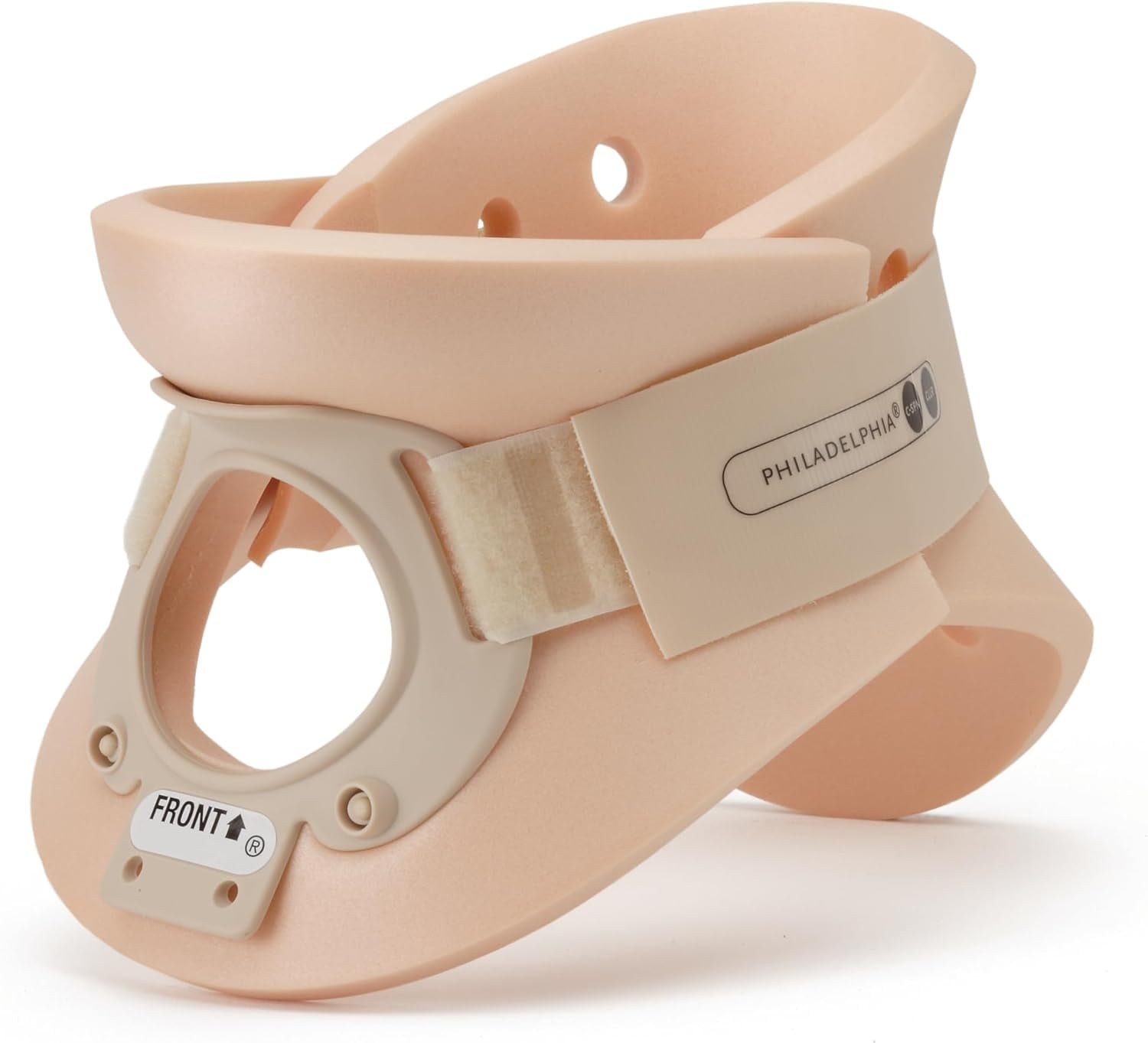 3 1/4 inch Philadelphia Rigid Cervical Collar with Neck Support Foam Lightweight Soft Brace for ...