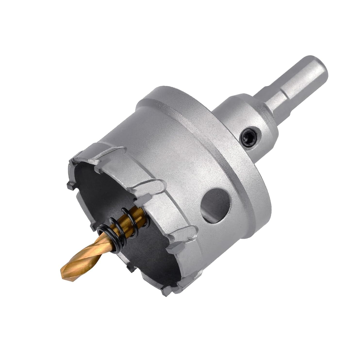 3-1/8 inch / 79mm Carbide Tipped Hole Saw,Metal Steel Hole Saw with a Drill Bit, Hole Cutter for ...