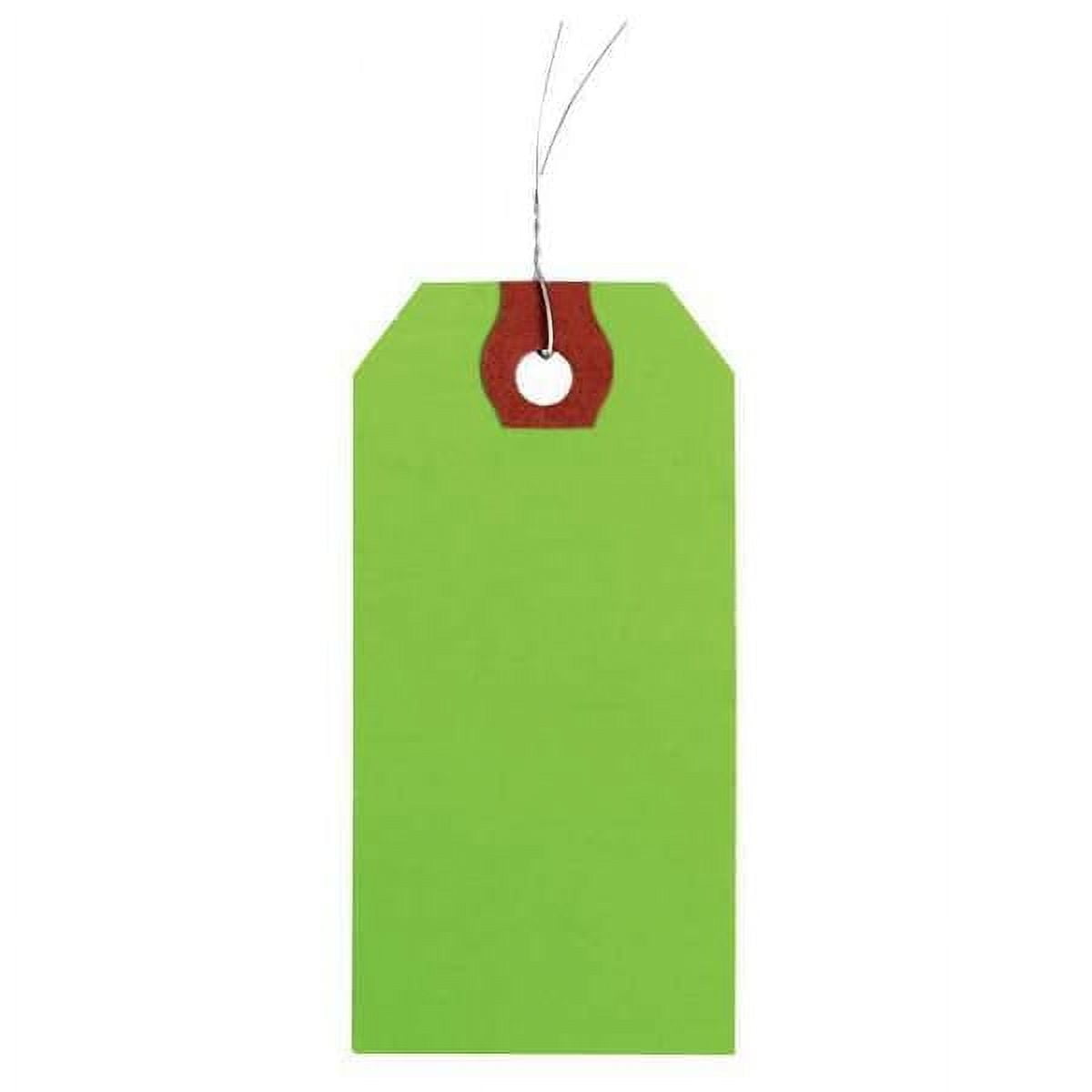 Manufacturer Varies 3-1/8" x 6-1/4" Green Paper Wire Tag, Pk1000 1GYV2 ...