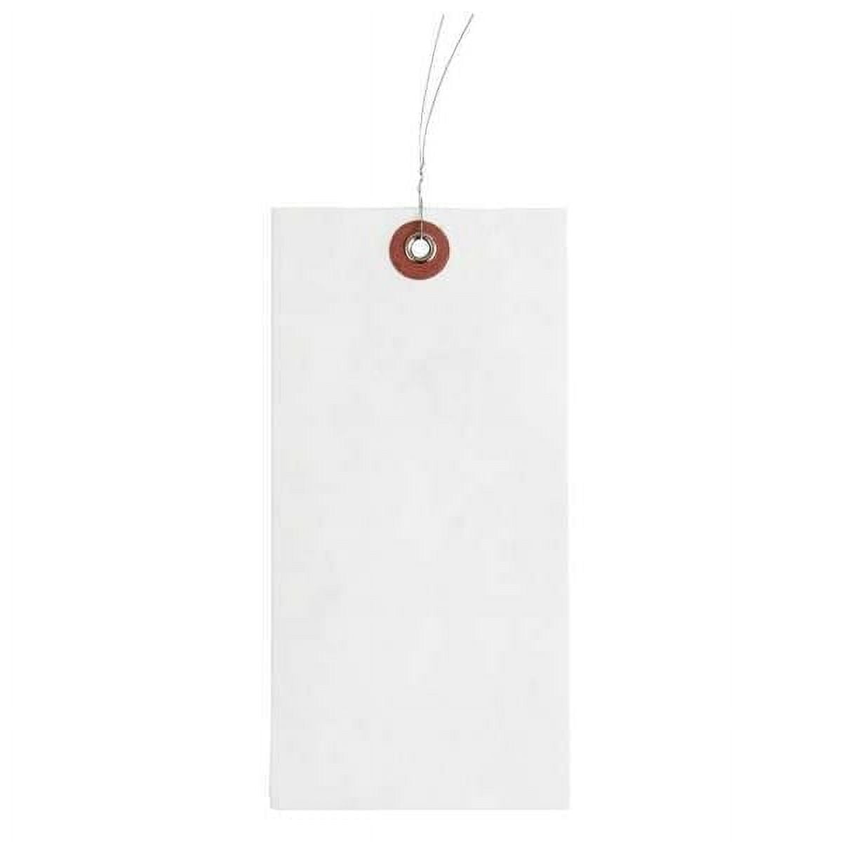 3-1/8" x 6-1/4" White Tyvek Wire Tag, Pk1000(1HAA8) - Walmart Business ...