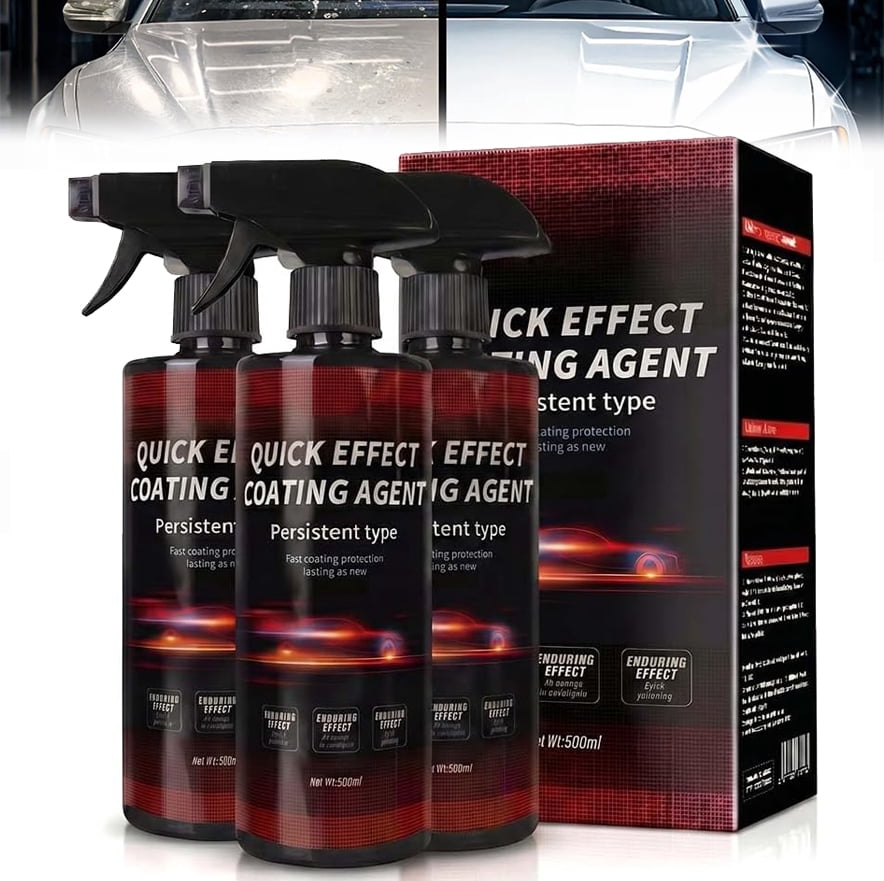 3 in 1 Advanced Car Quick Acting Coating Agent Spray for Vehicles, Car ...