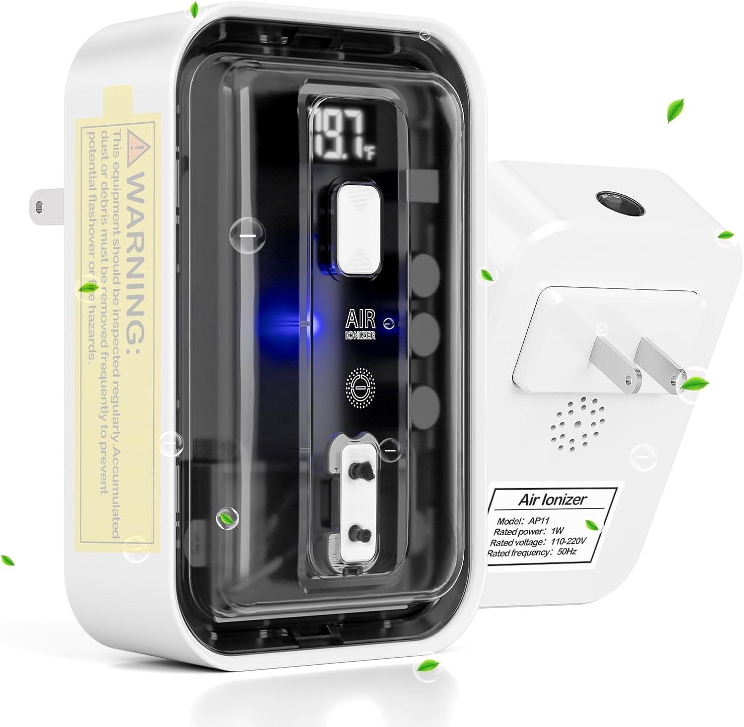 3 In 1 Air Ionizers For Home - Negative Ion Filtration System Real Time ...