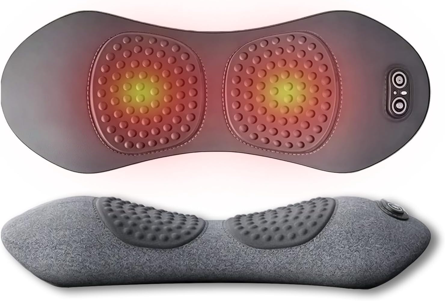 3 in 1 Back Massager with Heat & Vibration, Electric Traction Lifting ...