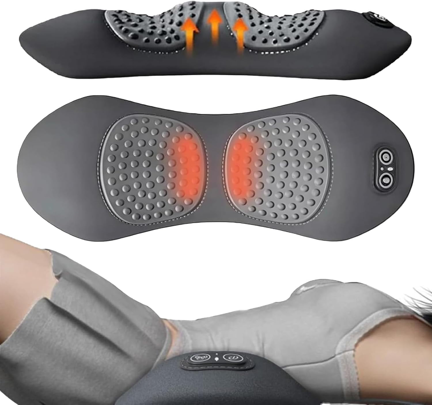 3 in 1 Back Massager, Upgraded Back Stretcher with Warming, Gentle ...