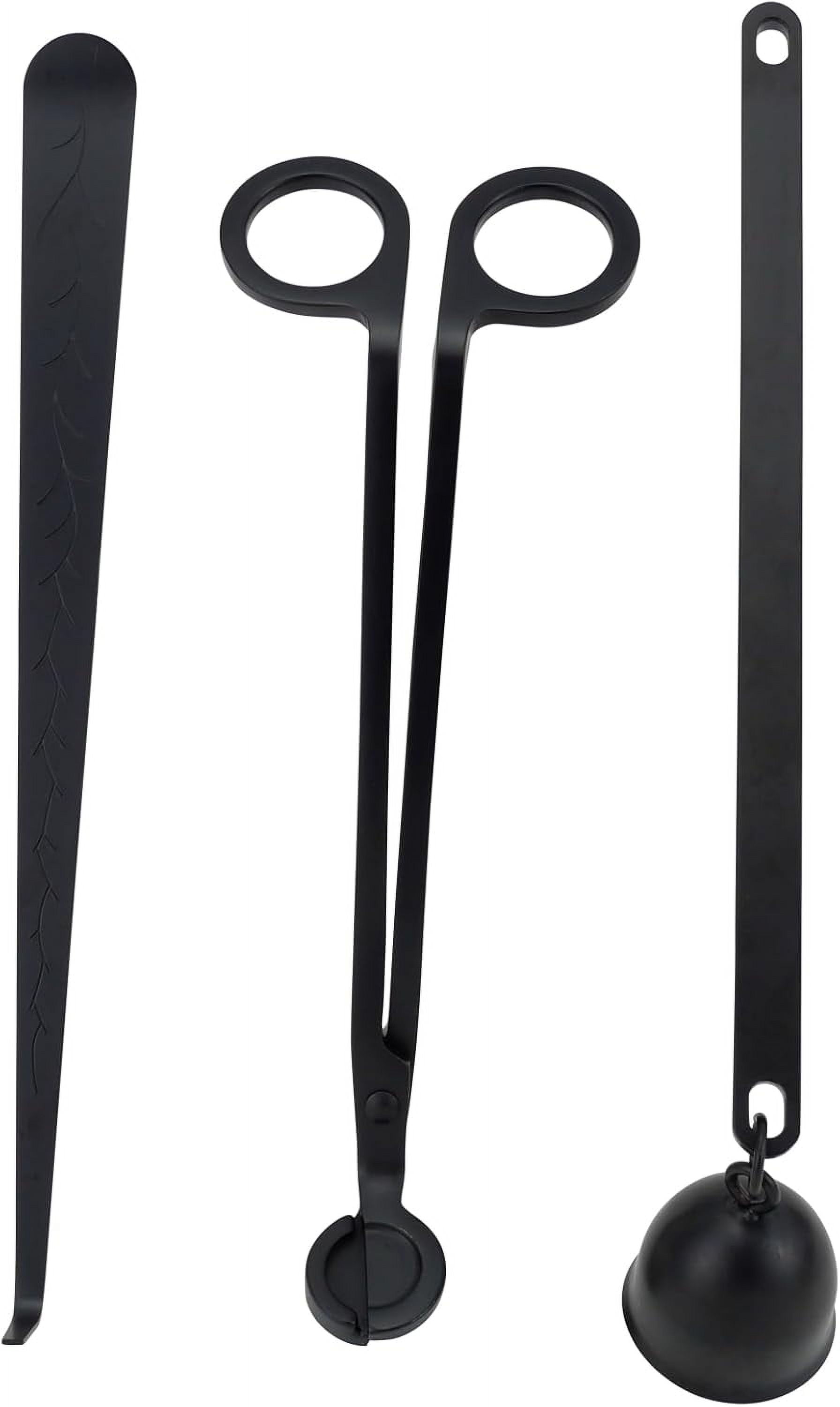 3 in 1 Candle Accessory Set with Candle Wick Trimmer & Wick Dipper ...