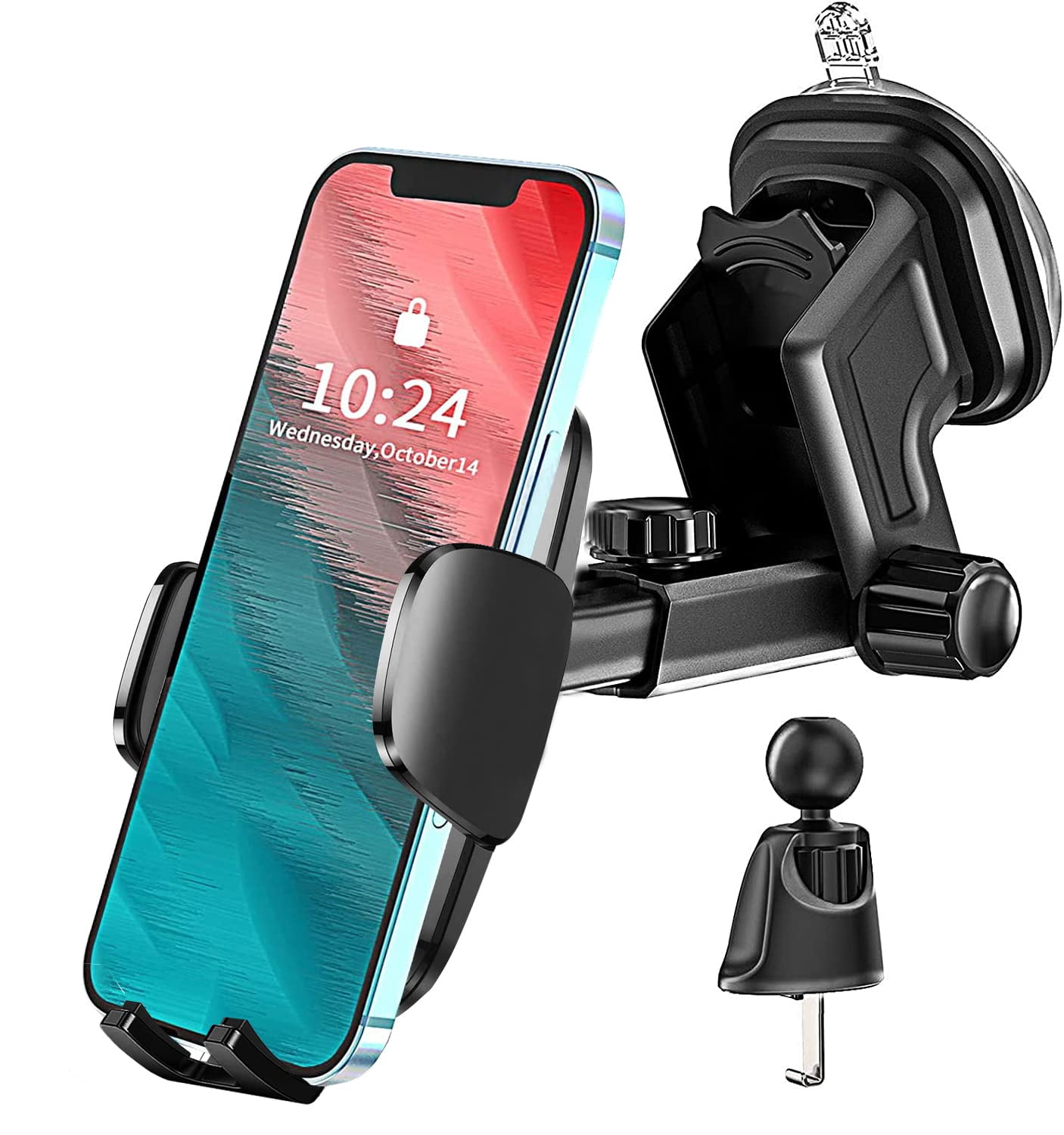 3 in 1 Car SSF20 Phone Holder Mount Dashboard Windshield Air Vent fit ...
