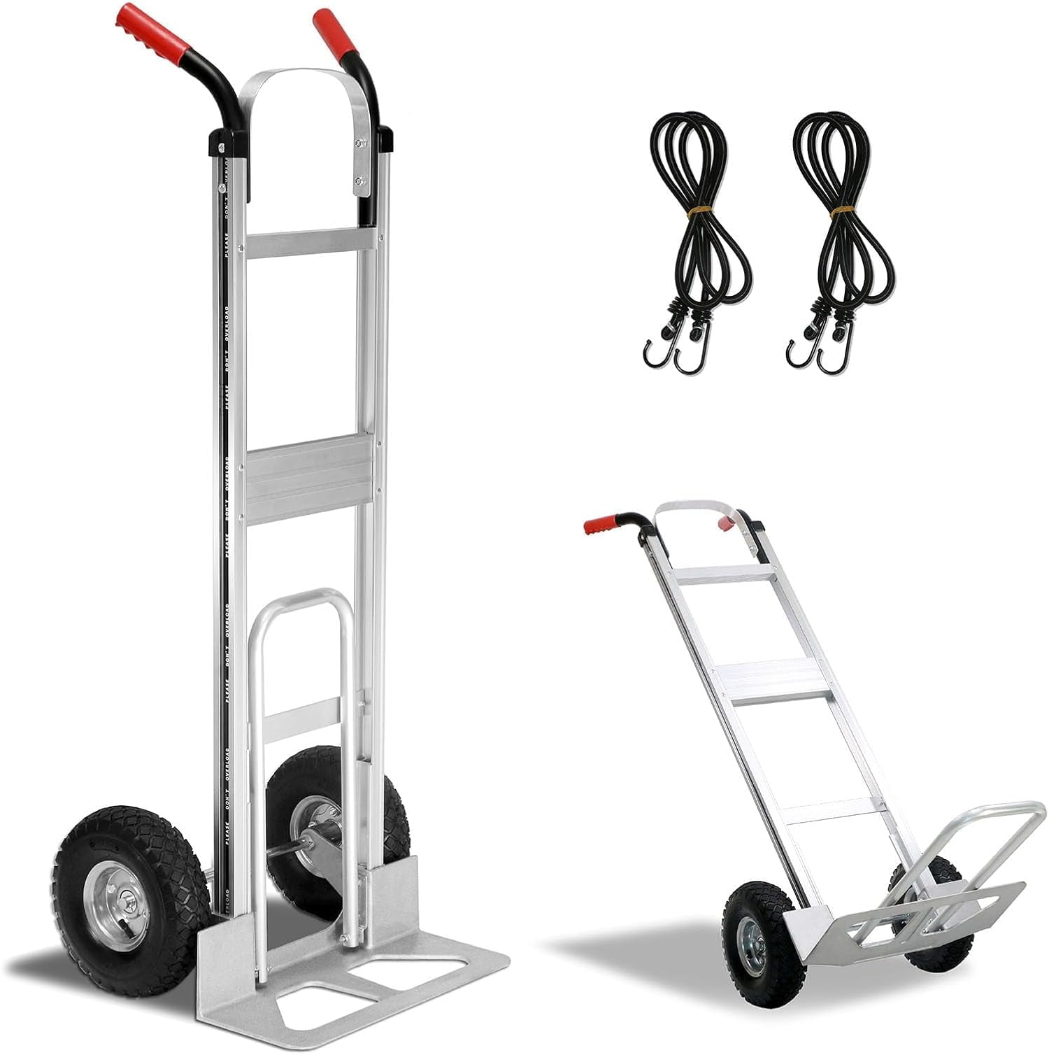 3 in 1 Convertible Hand Truck, Folding Hand Dolly Cart with Retractable ...