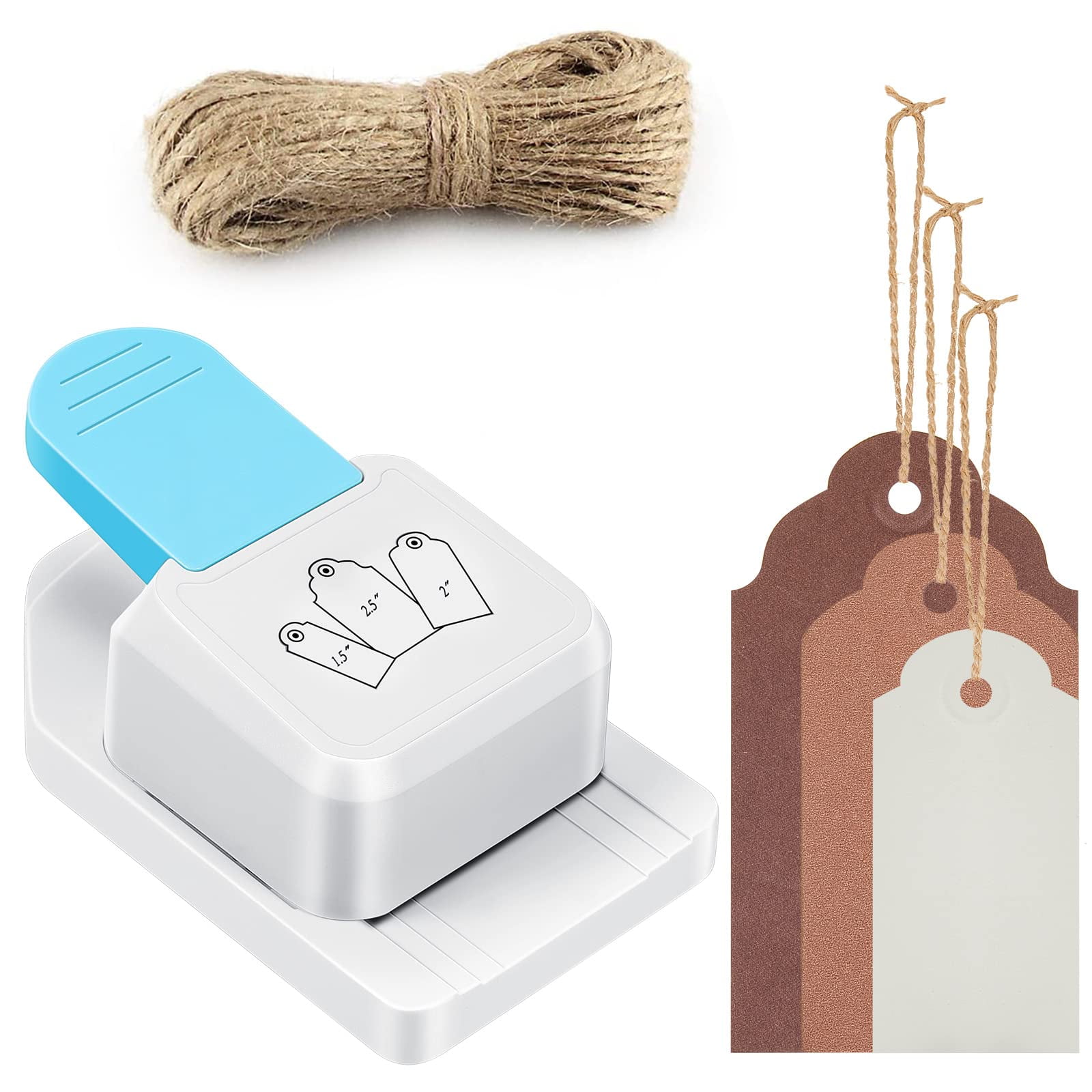 3 in 1 Craft MMF7 Tag Punch Gift Tag Punch Small Hole Punch for Tags ...