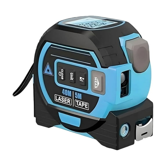 3 in 1 Digital Laser Tape Measure, 40m Laser Distance Meter, 16ft/5m ...