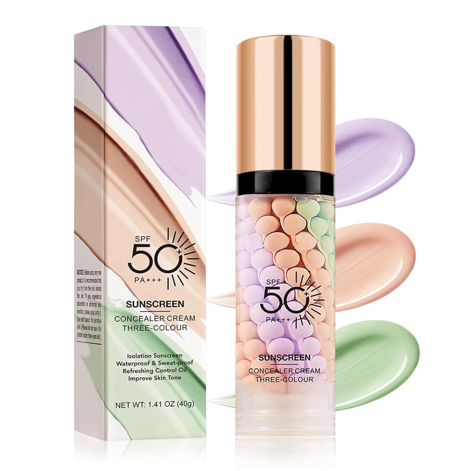 3 In 1 Face Primer Transparent Makeup Base Isolation Cream, Hydrating ...