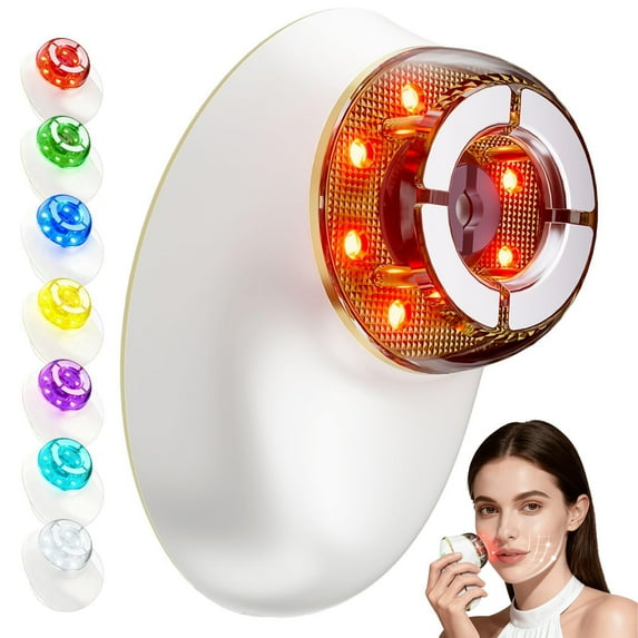 3 in 1 Facial Massager Device Gua Sha Cupping and LED Light Therapy for ...