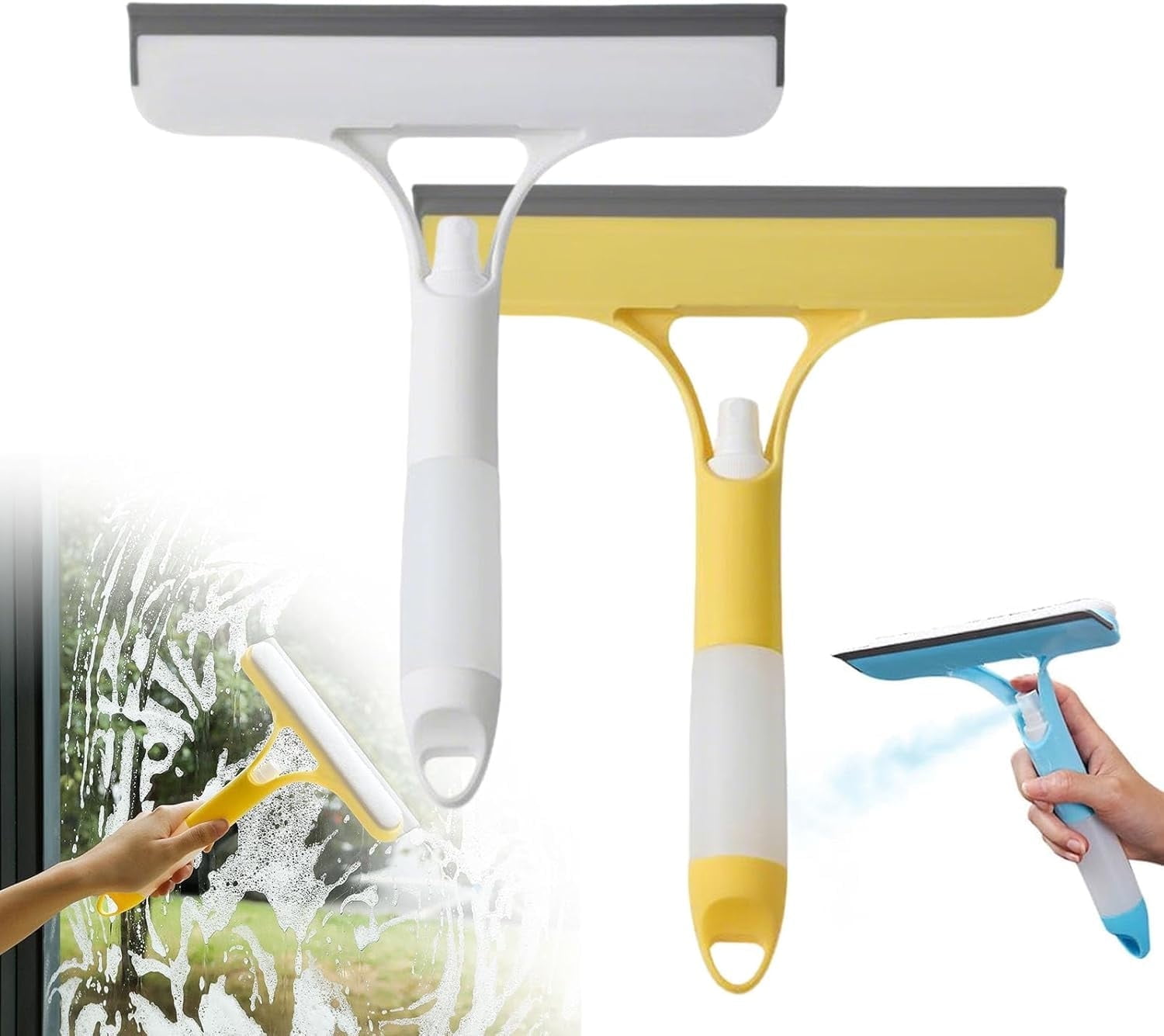 3 in 1 Glass Cleaner Squeegee, Efficient Scraper Cleaning Tool, 2025 ...