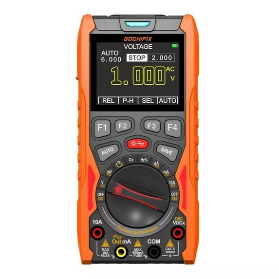 3 in 1 Handheld Oscilloscope Multimeter Waveform Generator 12MHz ...