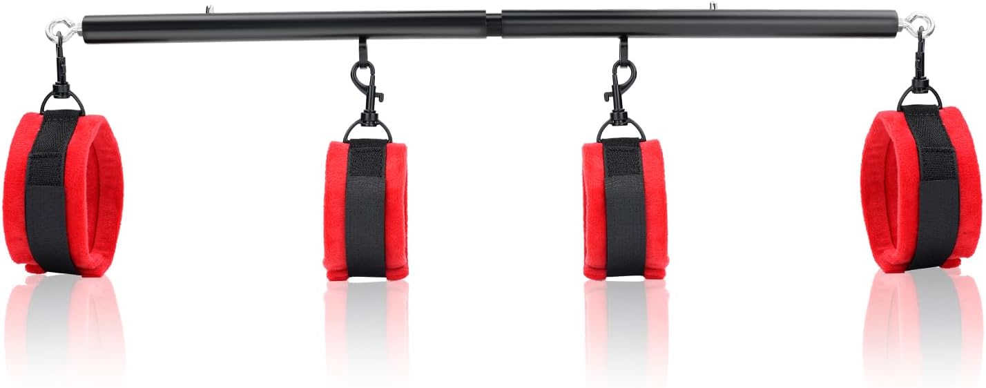 3 in 1 Heavy Duty Stainless Steel Expandable Spreader Bar with 4pcs ...