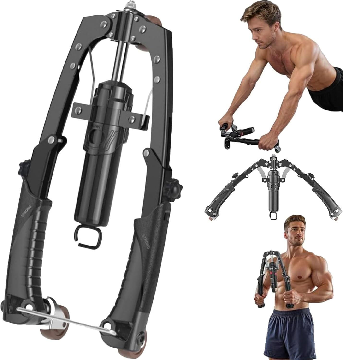 3 in 1 Hydraulic Power Chest Press Machine, 2026 Upgraded All-in-One ...