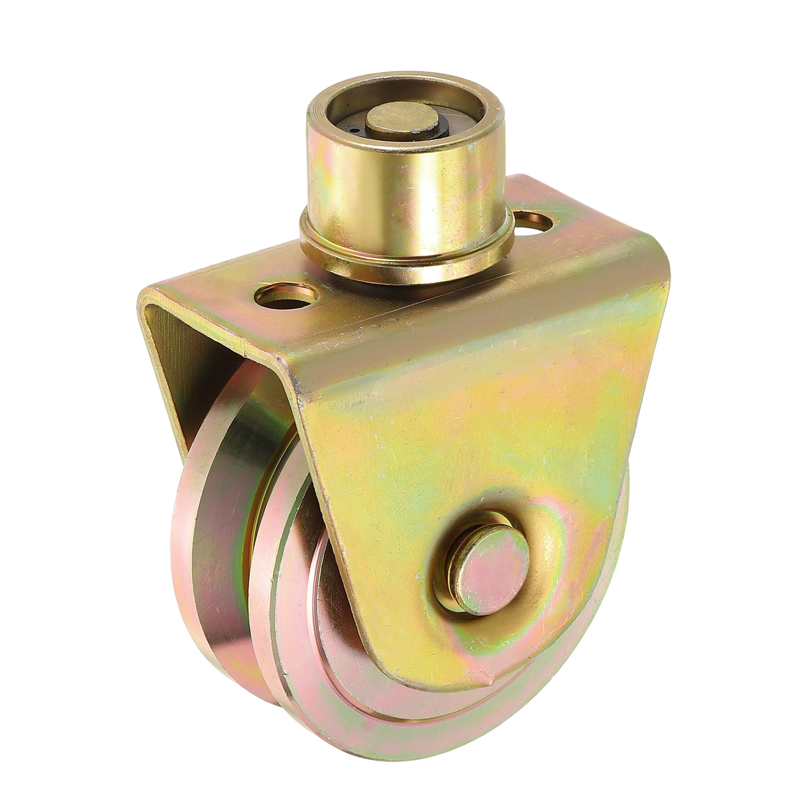 3.1 Inch Sliding Gate Wheels, 1Pack 360-Degree Rotational V Groove ...