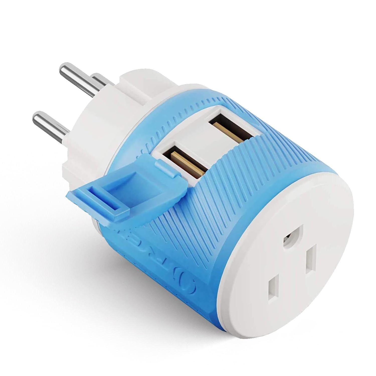 3 in 1 Israel Plug Adapter (Type H Adapter) with Dual USB for Charging ...
