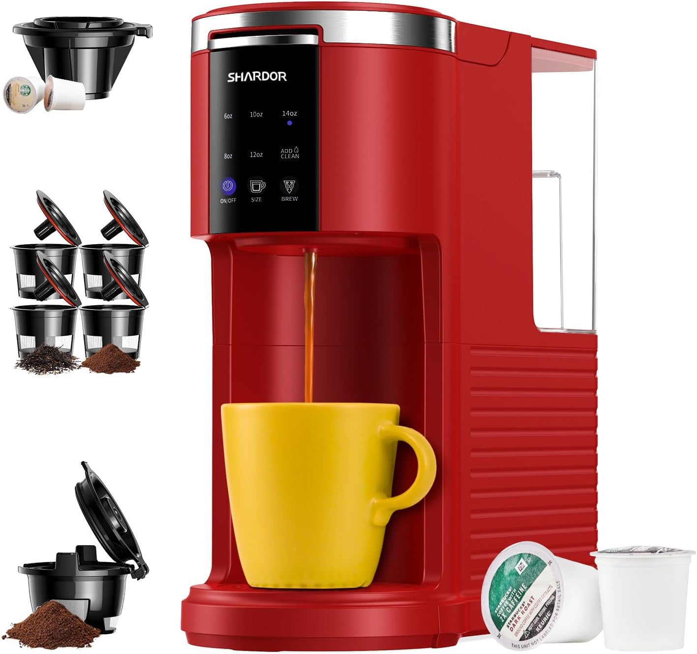 3 in 1 K Cup Coffee Maker, Single Serve Coffee Maker for K Cup Pods ...