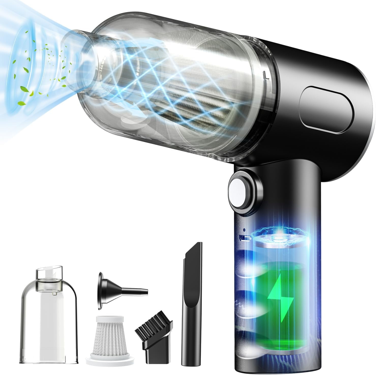 3 in 1 Keyboard Vacuum Cleaner, 12000PA High Power Handheld Car Vacuum ...
