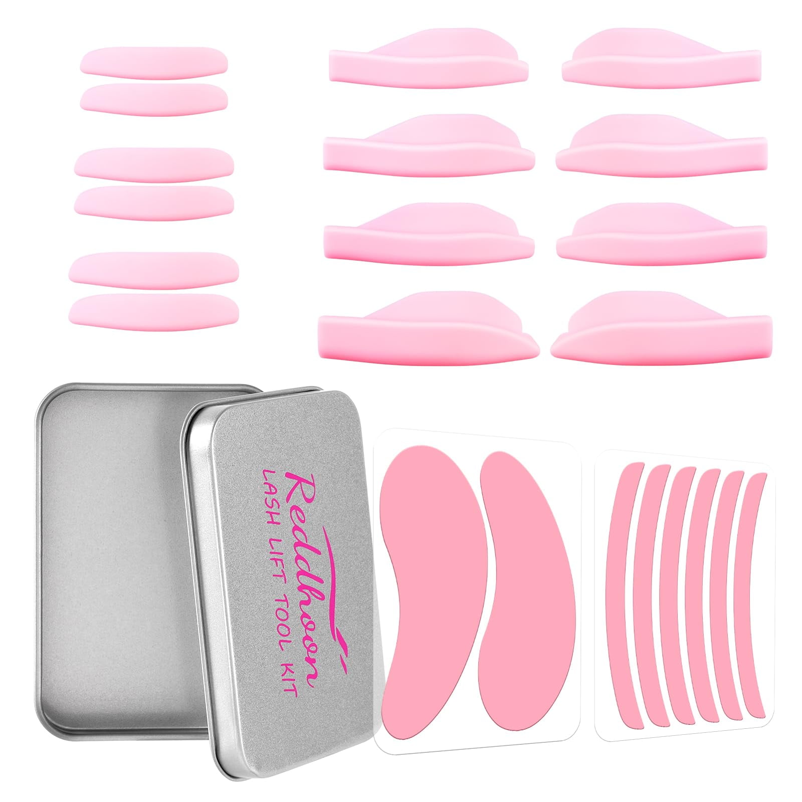 3 In 1 Lash MMF7 Lift Pads, 7 Sizes Silicone Soft Eyelash Lift Shield ...
