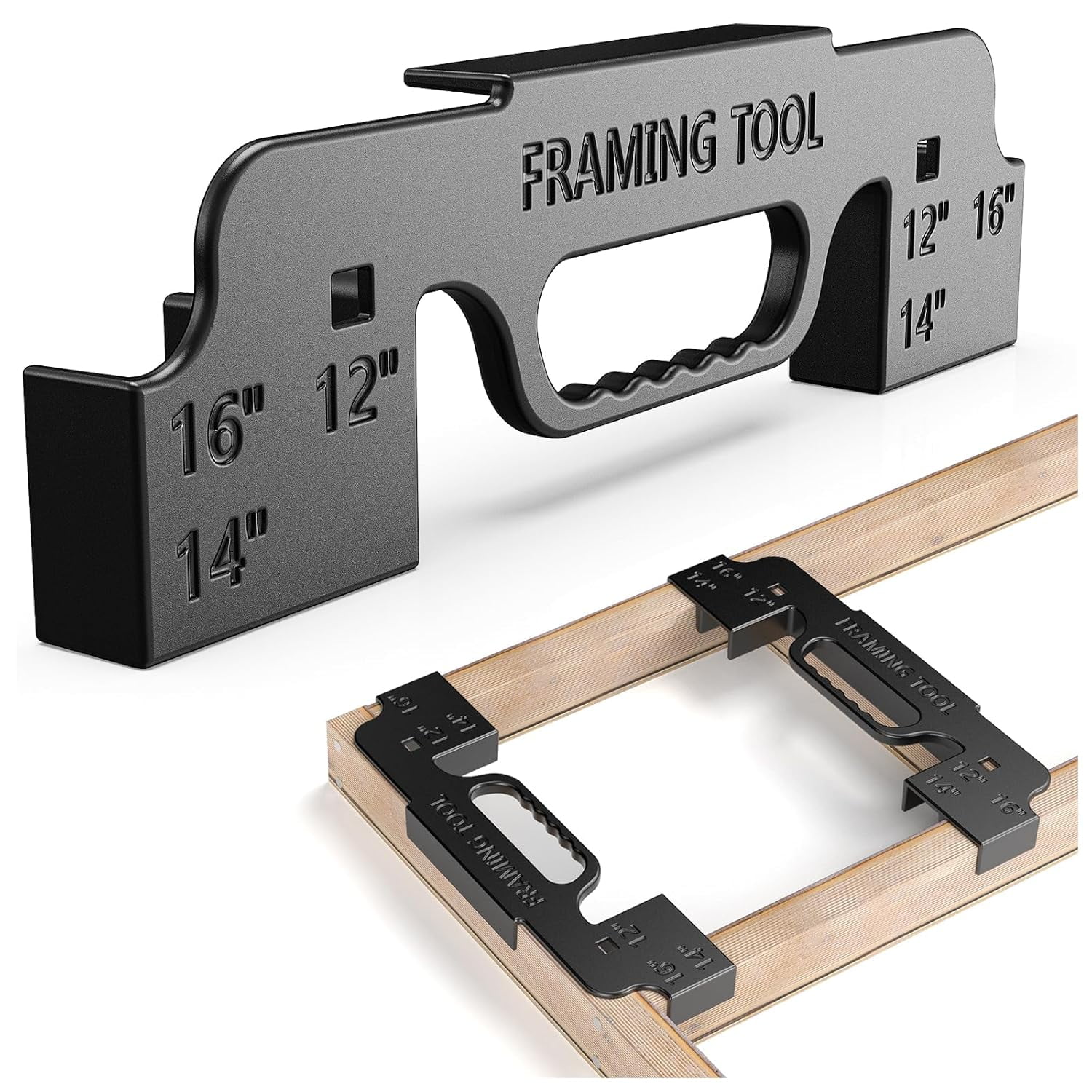 3 in 1 Metal Framing Tools,16 Inch on Center Framing Layout Tool,Cast ...