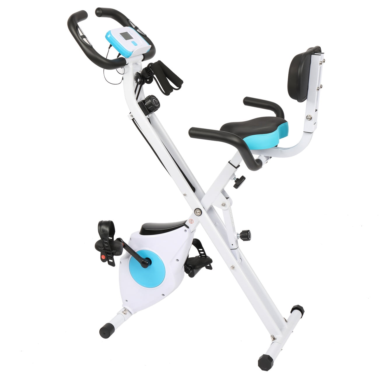 3 in 1 Mode Folding Exercise Bike, Foldable Stationary Fitness Bicycle ...