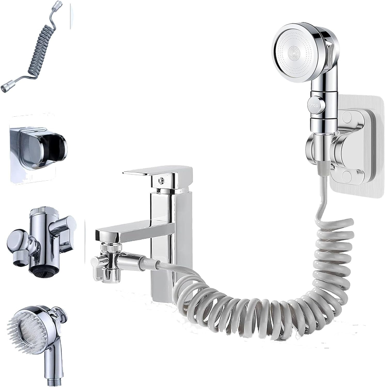 3 in 1 Multifunction Universal Water Taps, Water Diverter for Sink with ...