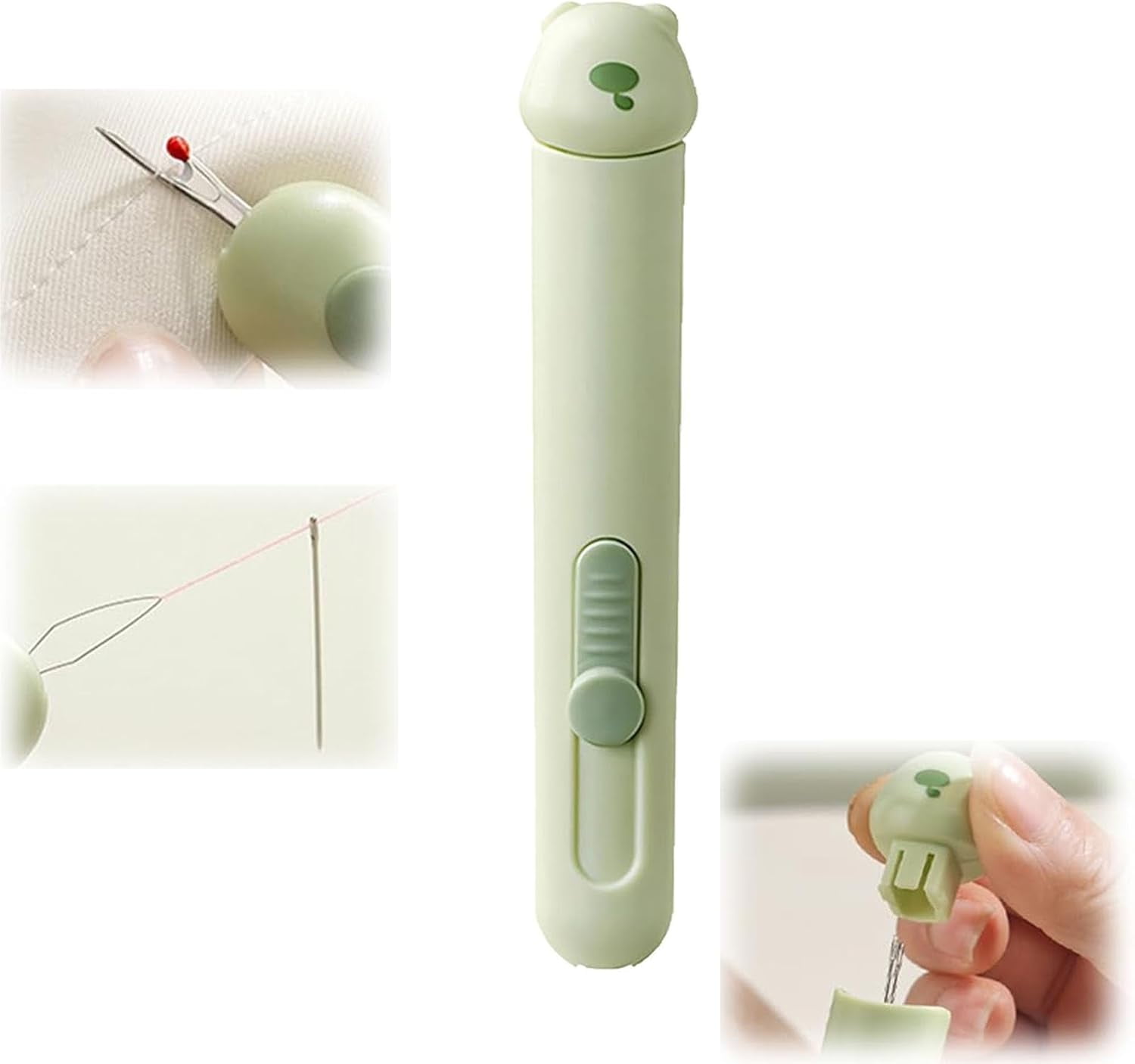 3 in 1 Needle Threader Seam Ripper,Multifunctional Retractable Seam ...