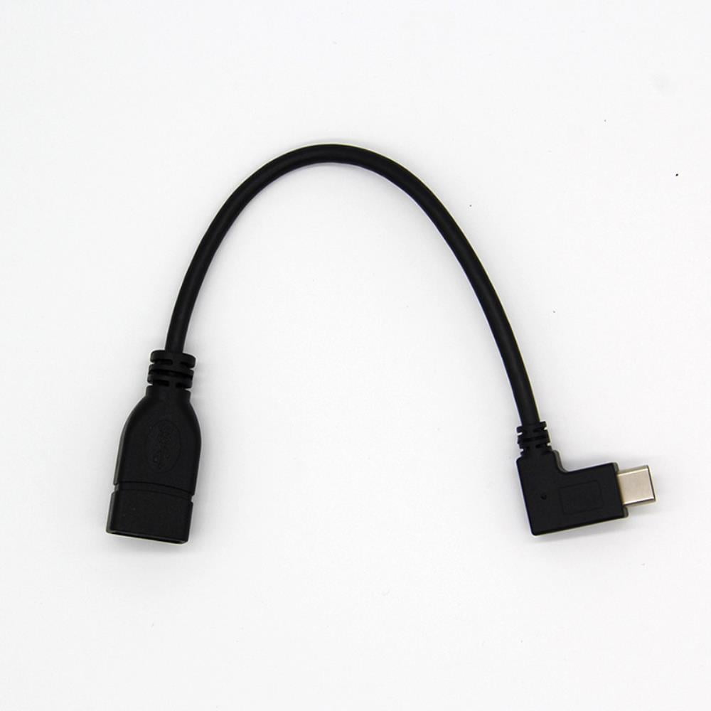 3.1 OTG Cable Adapter for Type C connector 90 Degree Right Angled USB-C ...