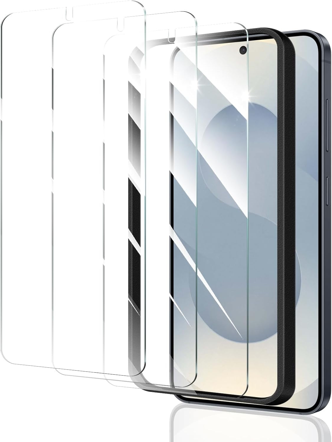 3+1-Pack, Screen Protector for Samsung Galaxy S24/S25 with Installation ...