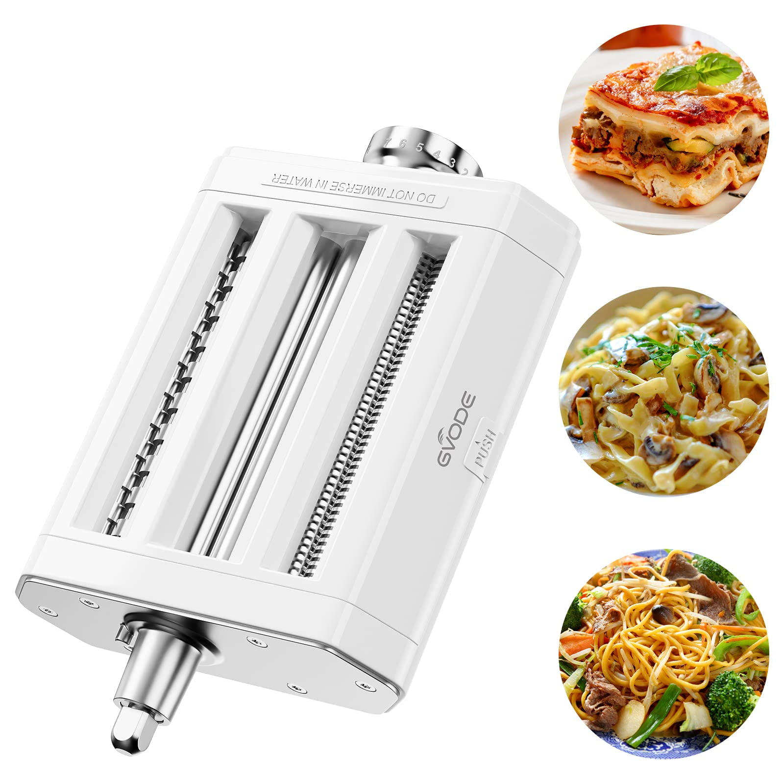 3 in 1 Pasta Maker Machine for KitchenAid Includes Spaghetti Cutter ...