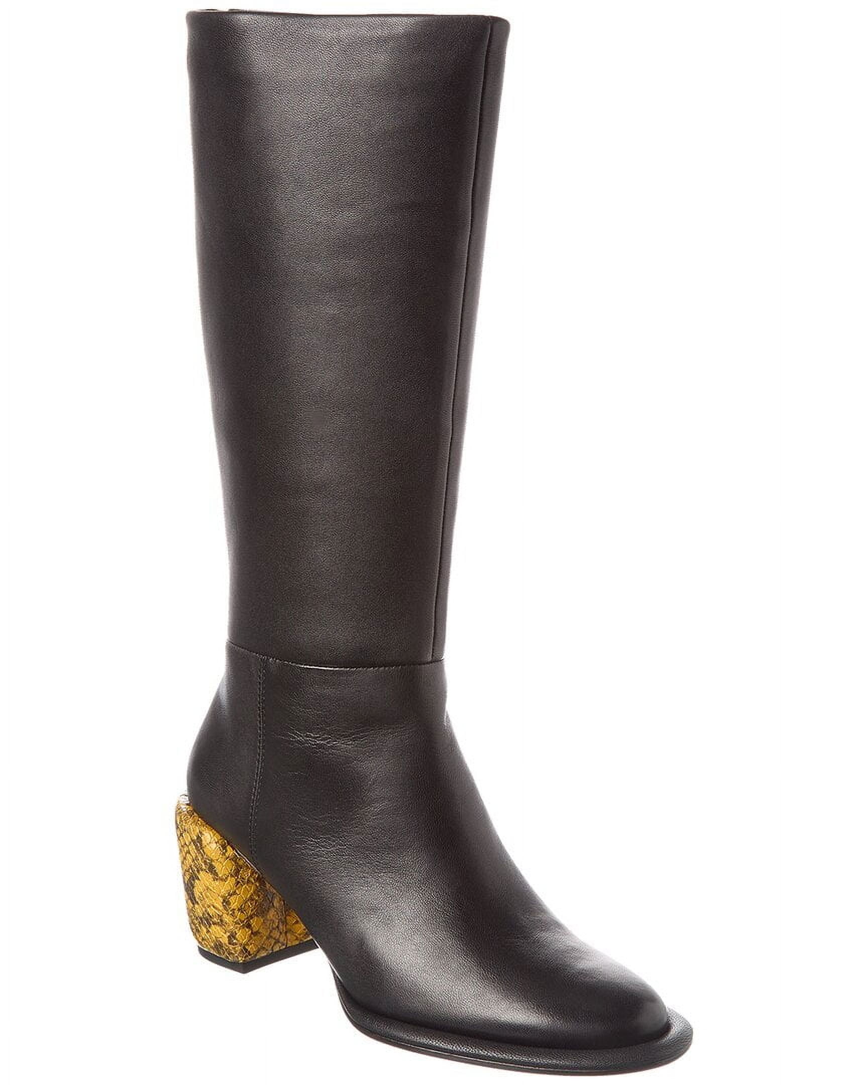3.1 Phillip Lim Naomi Petite Tall Leather Knee-High Boot, 36, Black ...