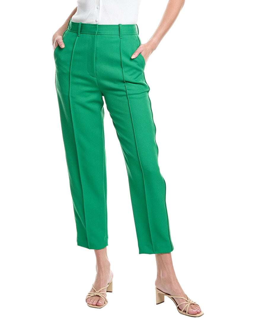 3.1 Phillip Lim womens Cavalry Twill Wool Pant, 2, Green - Walmart.com
